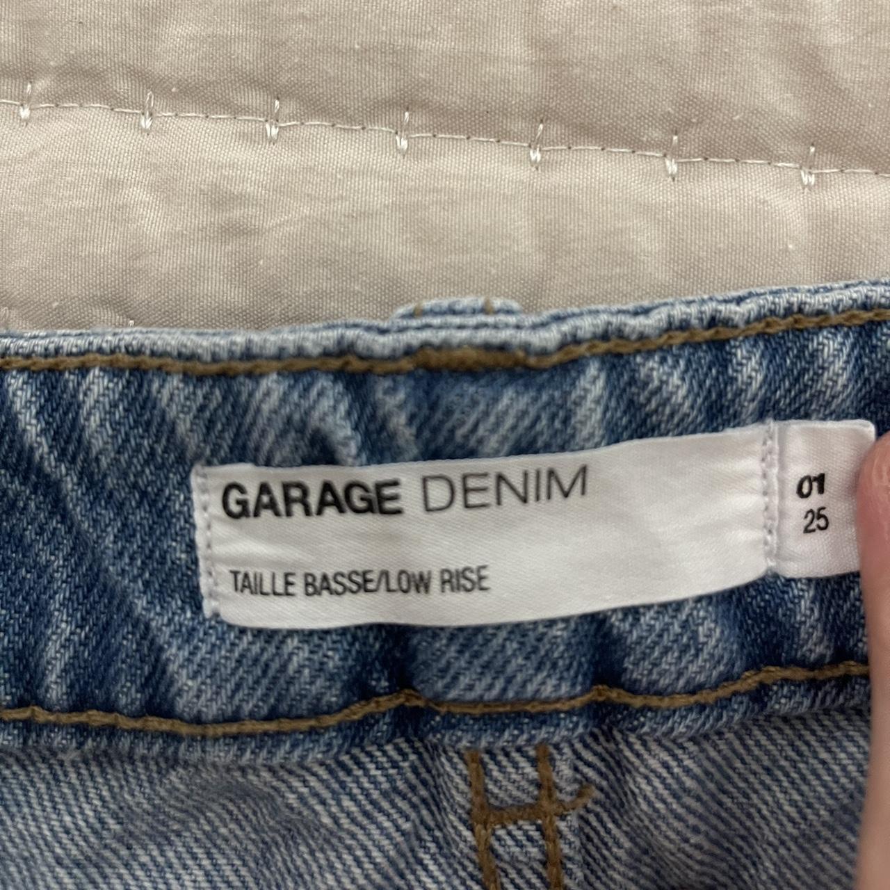 Garage low rise jean shorts, size 1, comfortable and... - Depop