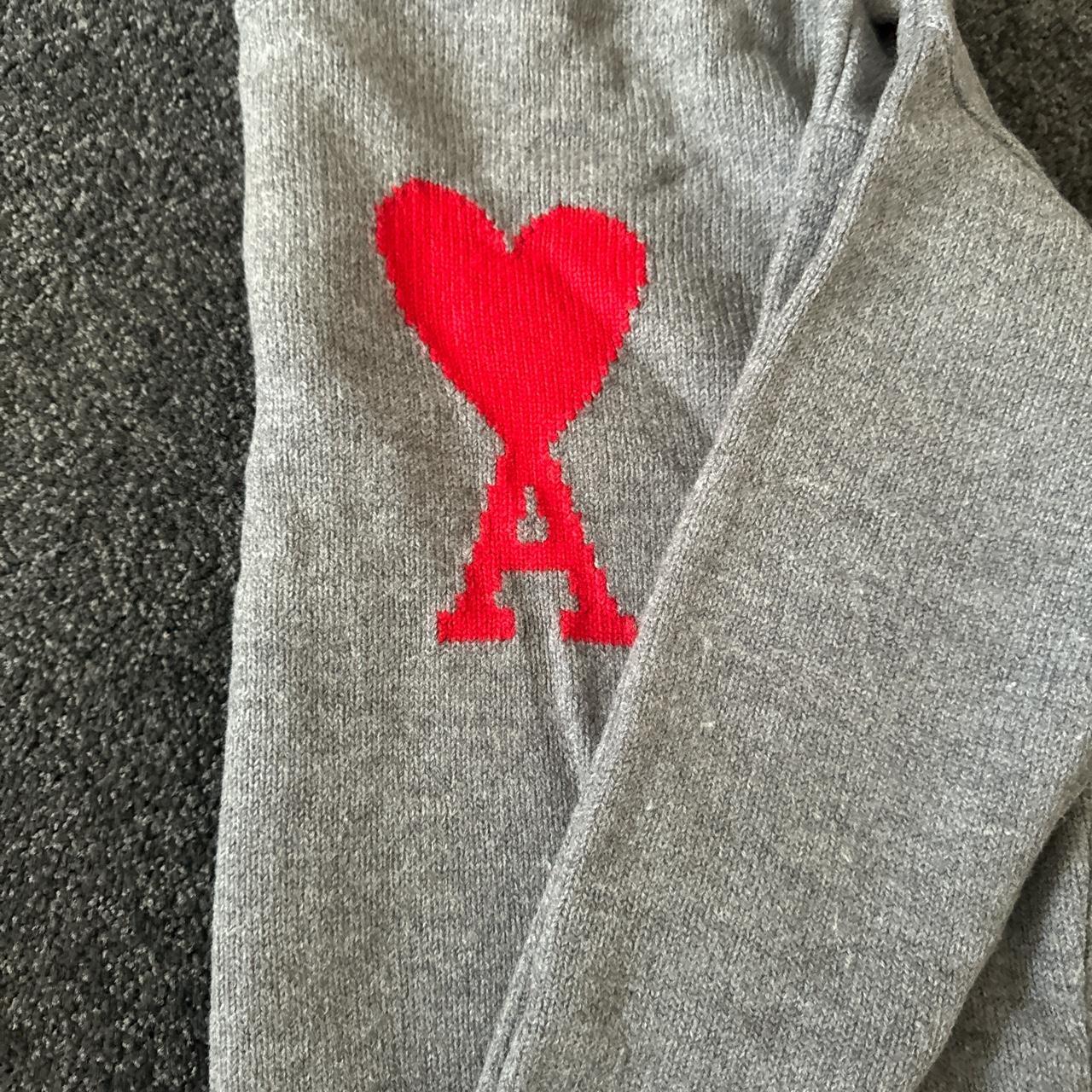 AMI Paris Wool roll neck jumper Excellent... - Depop