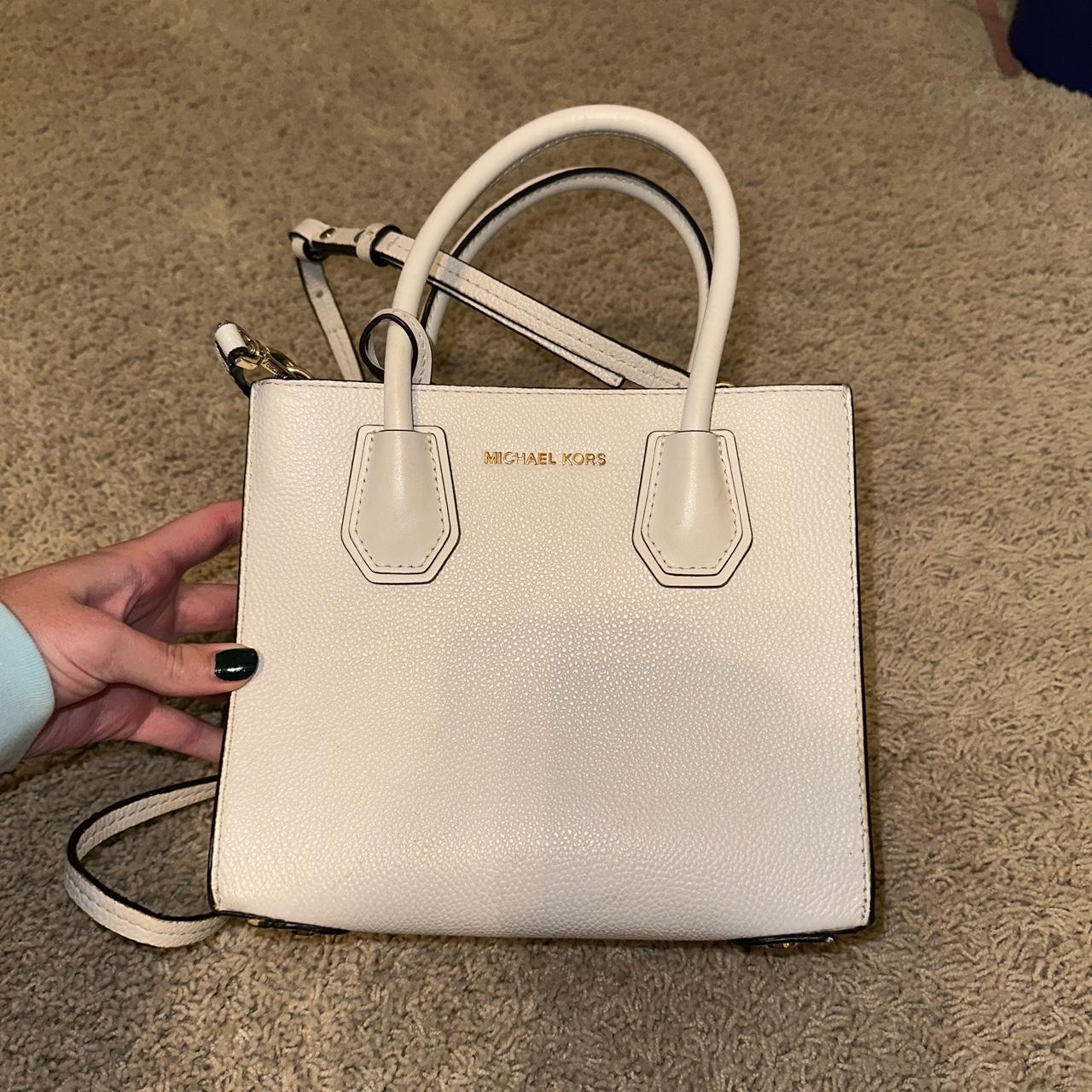 White Michael Kors purse Used with signs of wear... - Depop