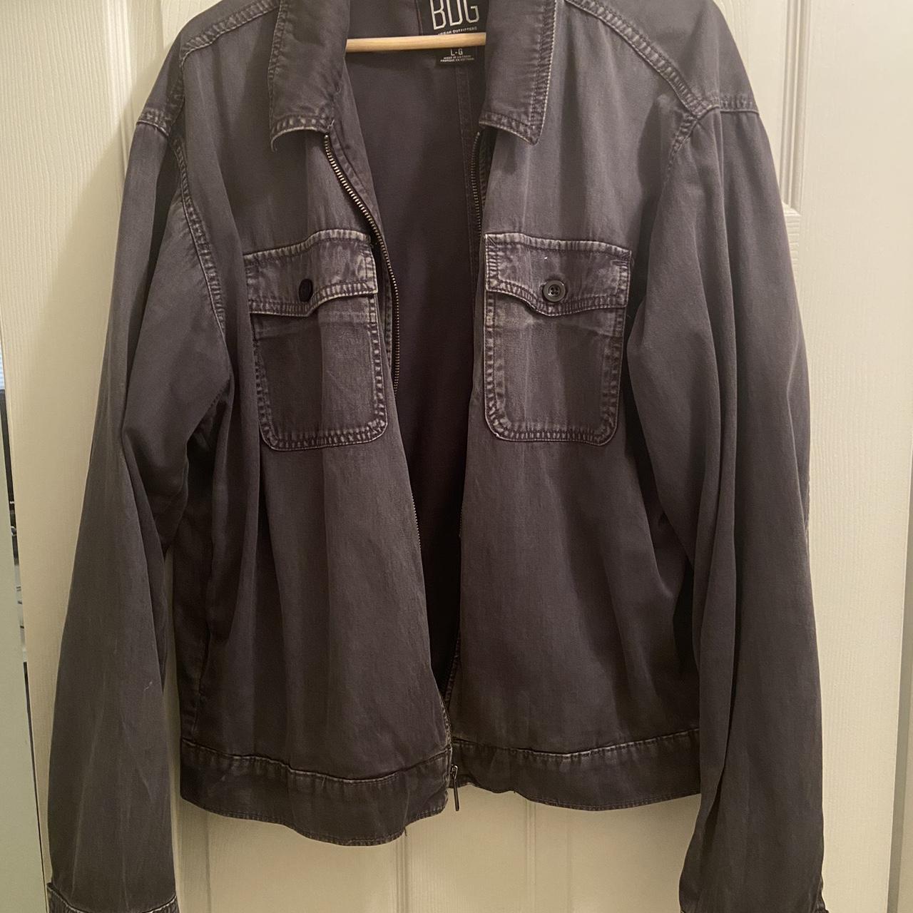 BDG men’s work jacket size: L fit: fits true to... - Depop