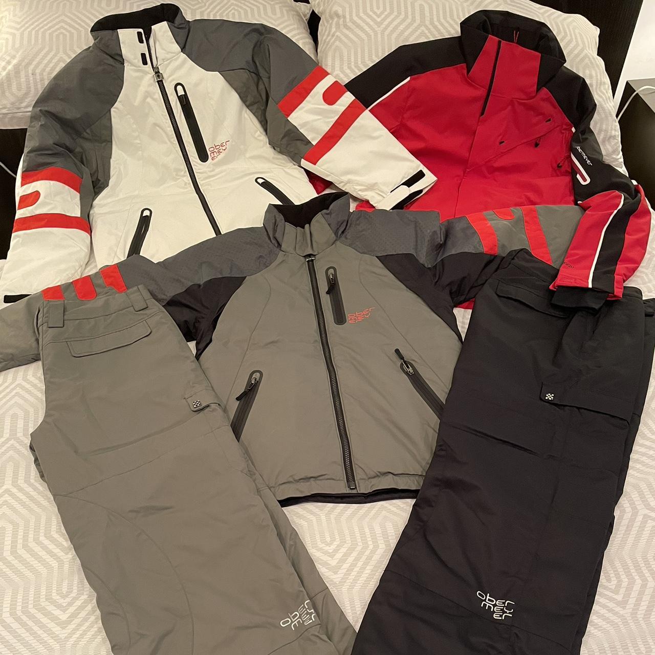 Obermeyer men ski set - 3 jackets & 2 pants. Size 18... - Depop