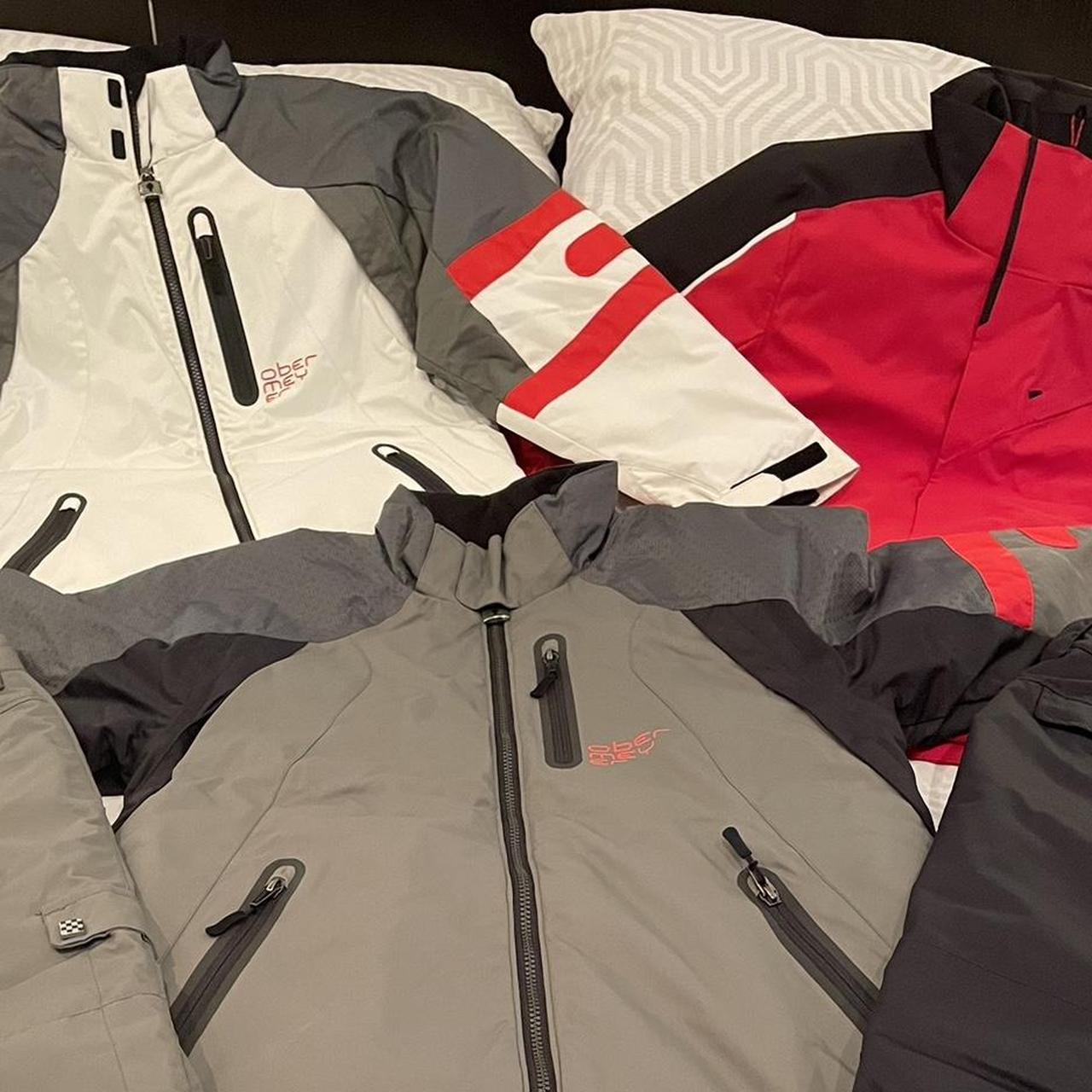 Obermeyer men ski set - 3 jackets & 2 pants. Size 18... - Depop