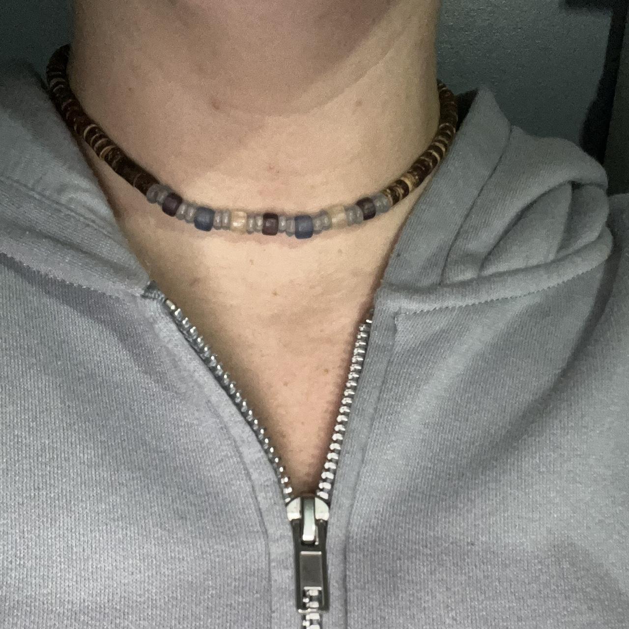 Handmade stretchy choker necklace make out of a sea... - Depop