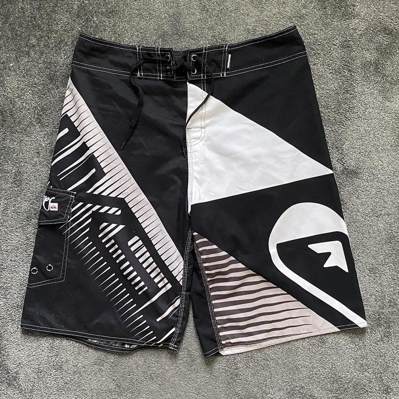 Really nice vintage Quiksilver board shorts with... - Depop