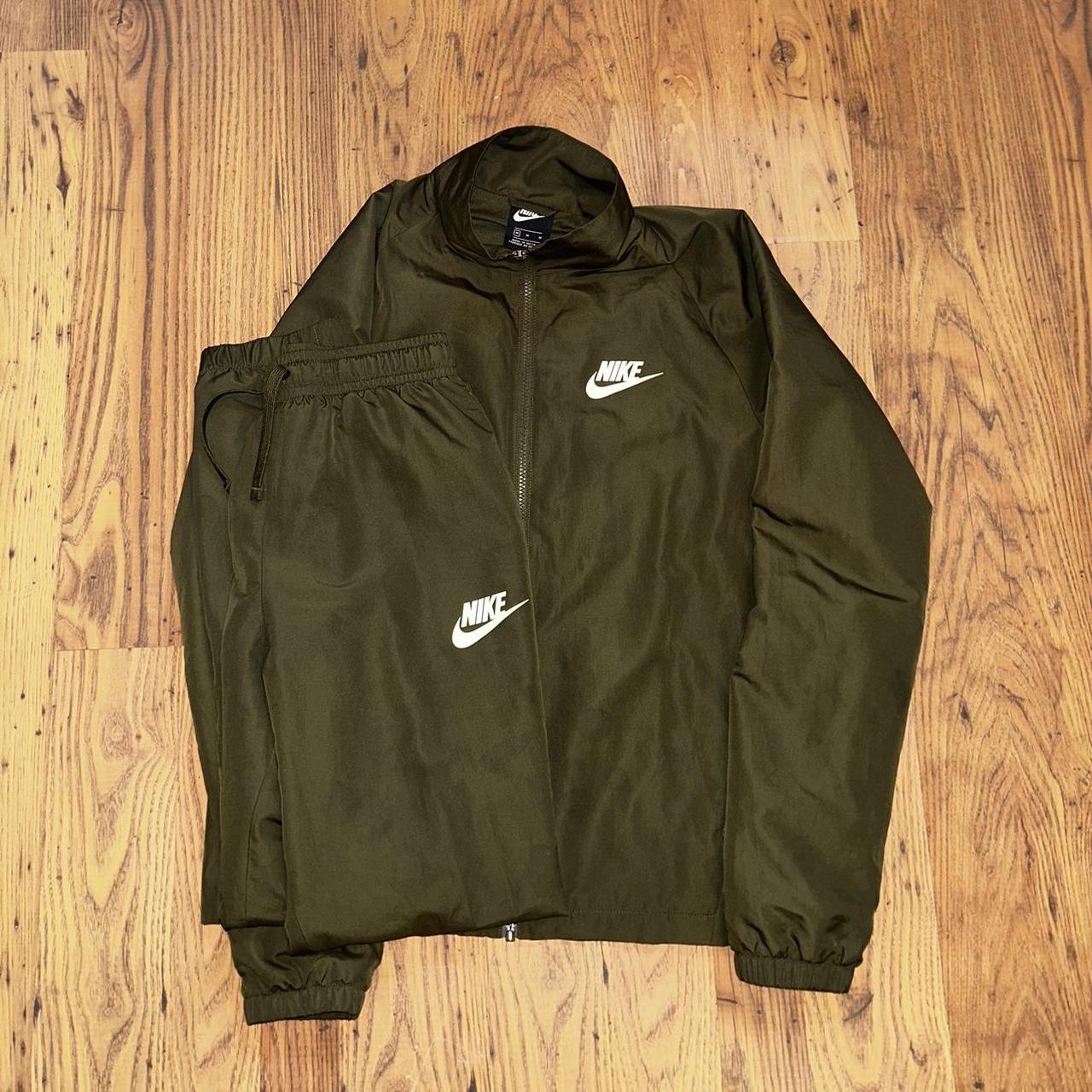Nike Tracksuit - Khaki #nike #tracksuit #green - Depop