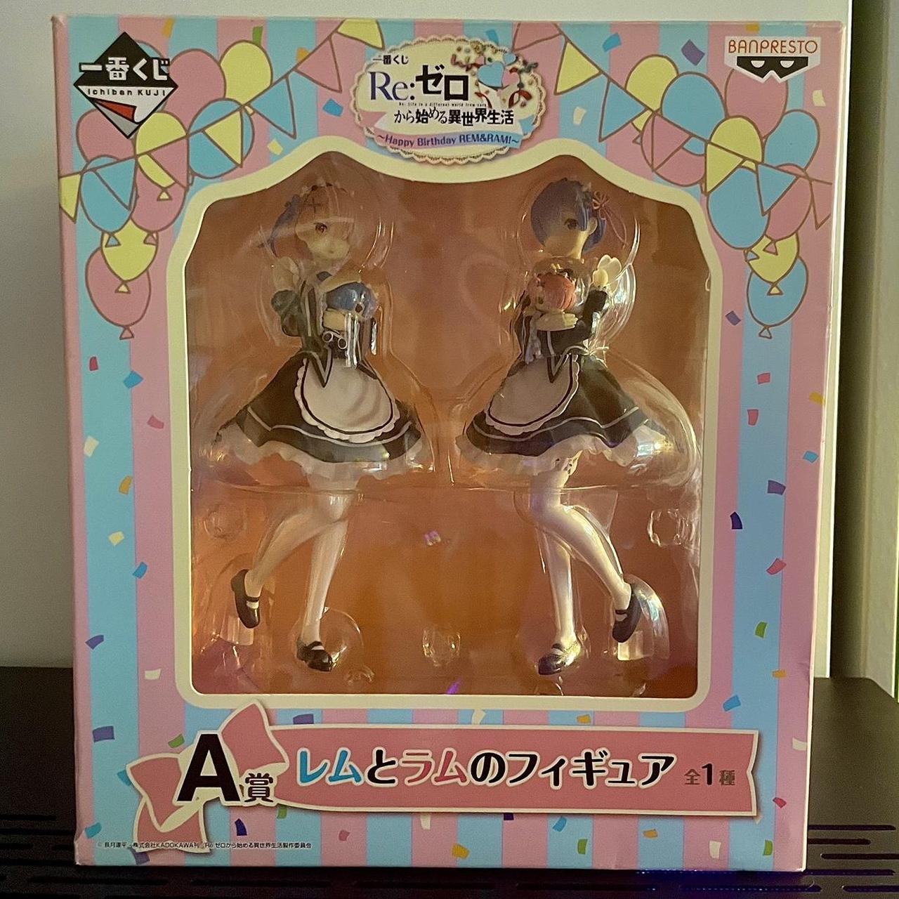Rare Re:Zero Rem & Ram Anime Figure - Offical... - Depop