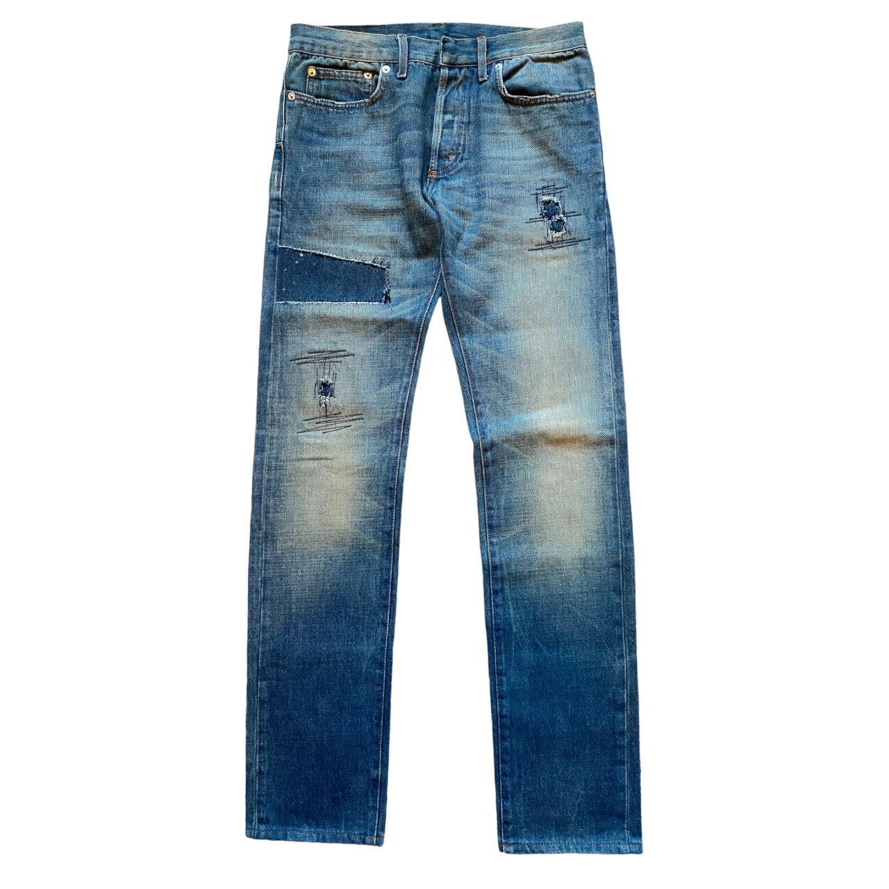 Dior SS05 Repaired Jeans from dior homme... - Depop