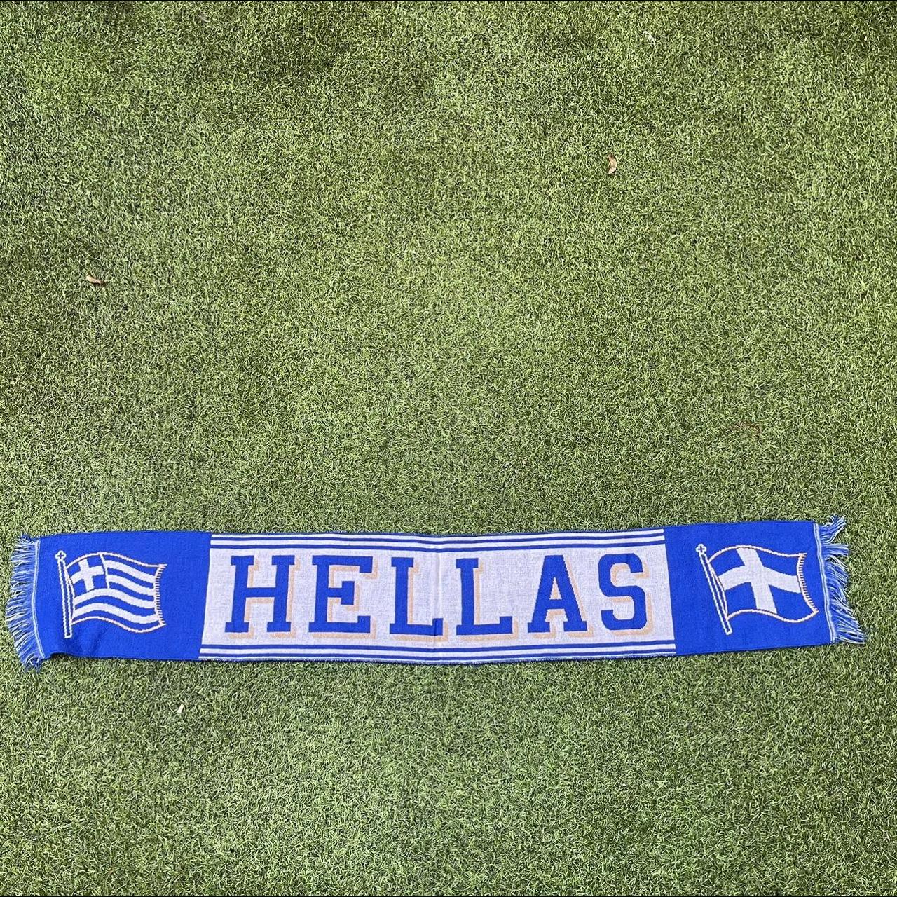 Greece Football Scarf Greece/Hellas traditional... - Depop