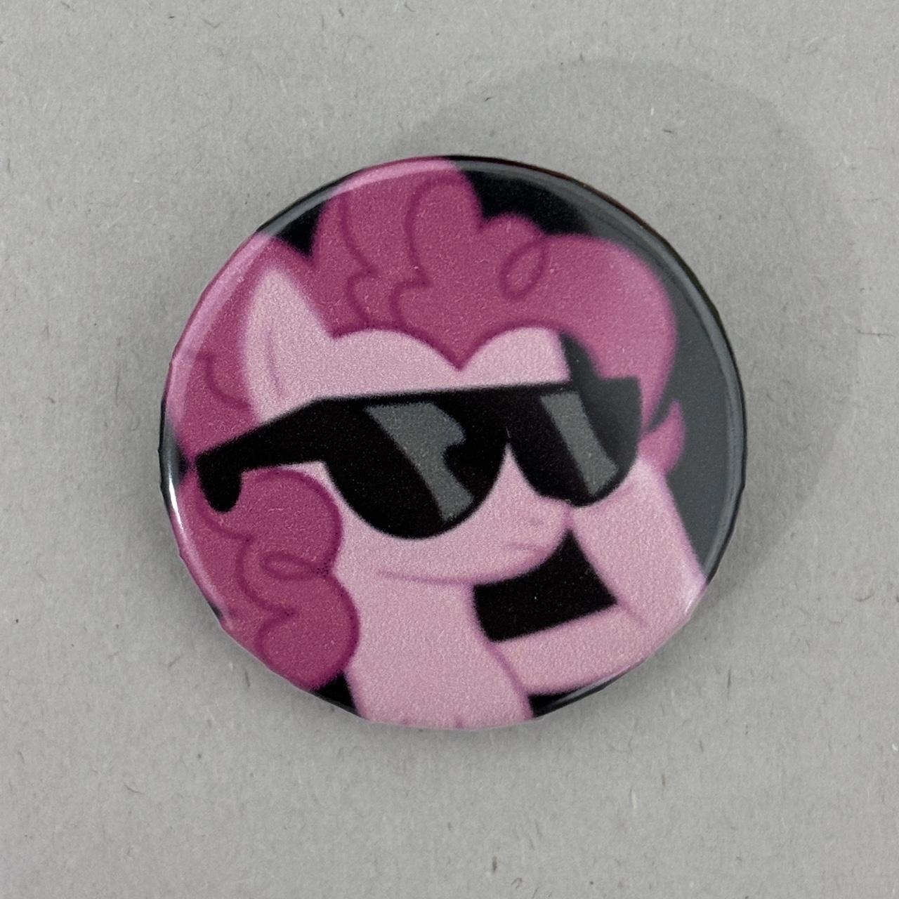 mlp pinkie pie button pin 1.25 in | made to order... - Depop