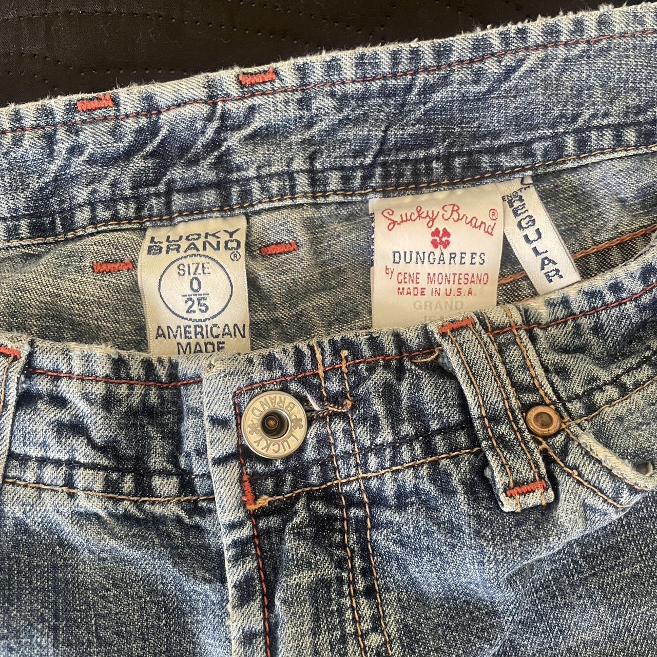 Lucky Brand- Blue Jeans Blue wide leg low rise... - Depop