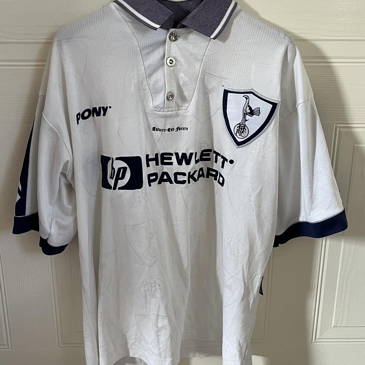 1995-1997 Vintage Pony Tottenham Hotspur Football... - Depop