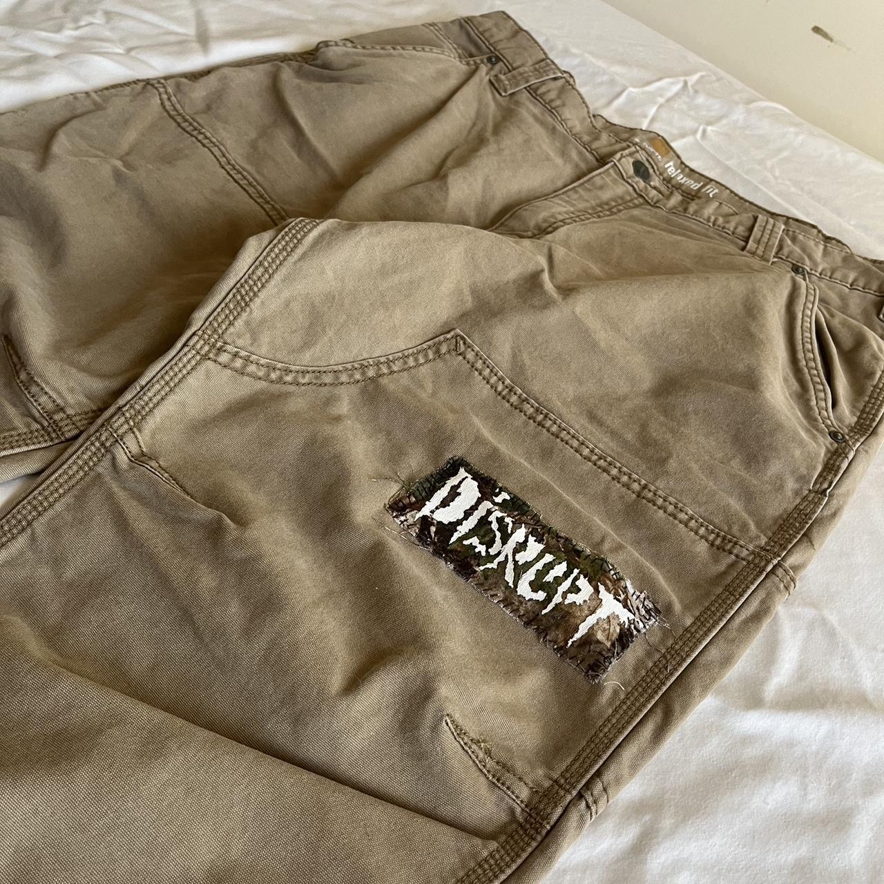 Vintage carhartt double knees(with disrupt... - Depop