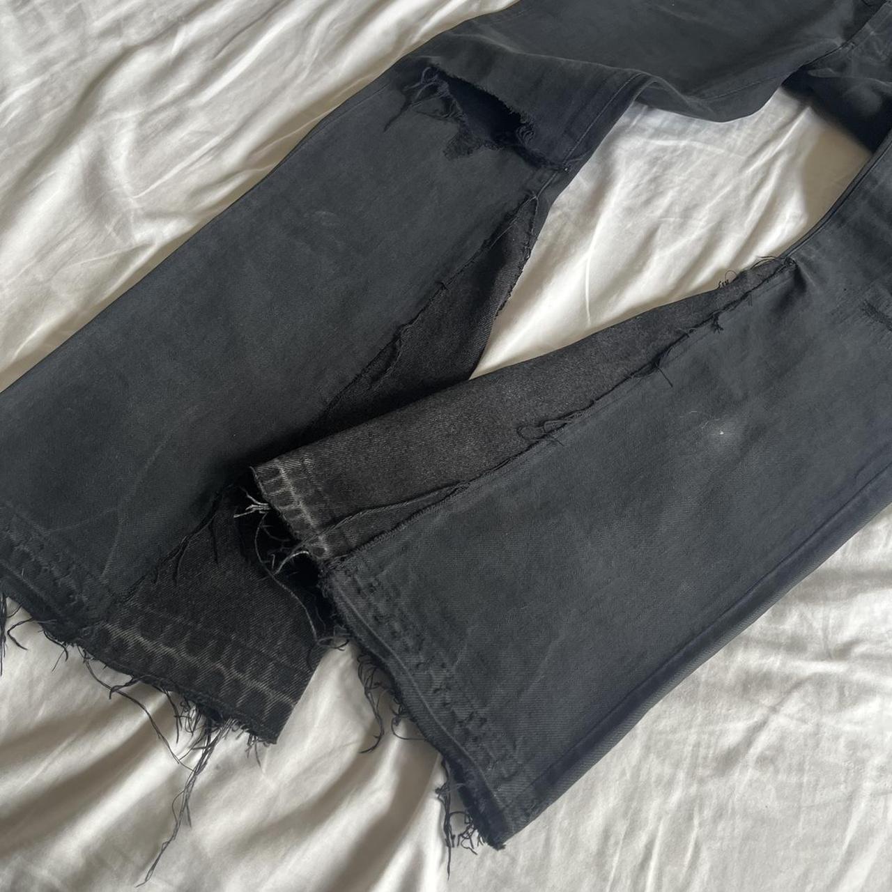 Undercover Black Neoboy Flared Denim Size 30 x... - Depop