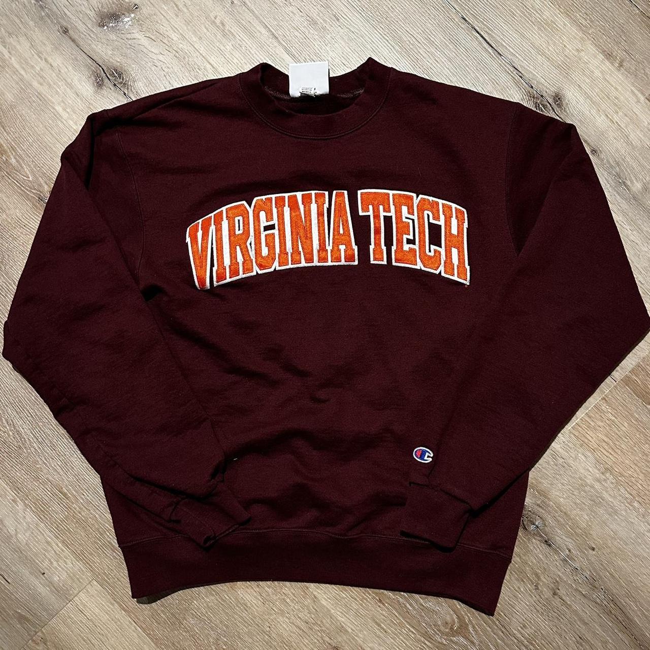 Champion pullover, Virginia Tech. Perfect condition... - Depop
