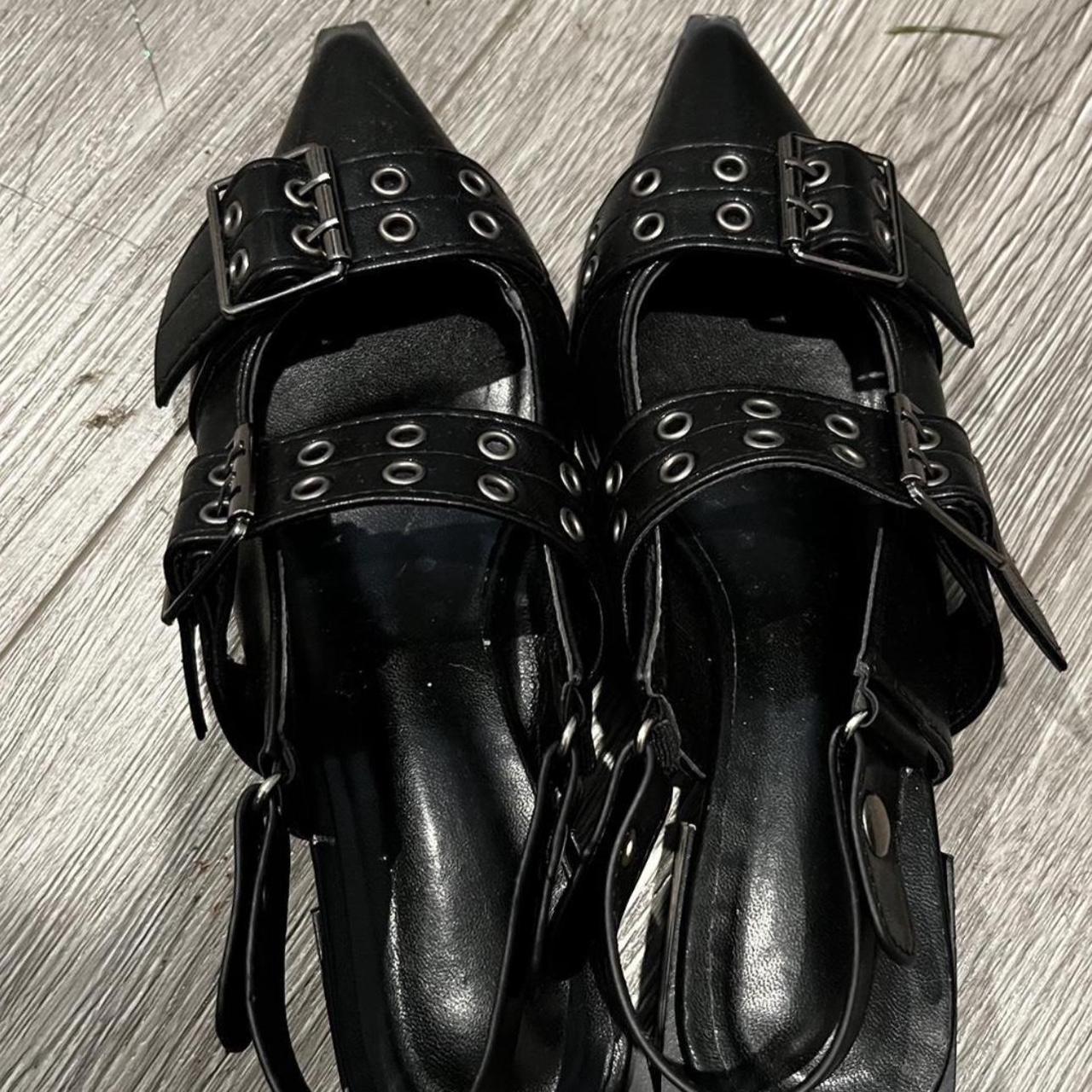 GANNI sling back slide dupe price negotiable - Depop