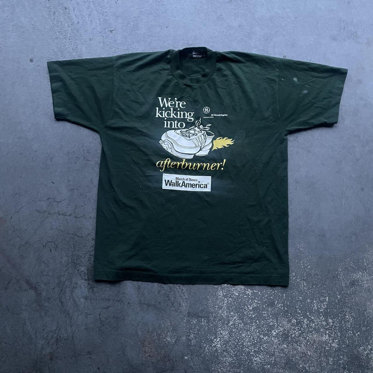 90s Walk For Babies Graphic Tee Single... - Depop