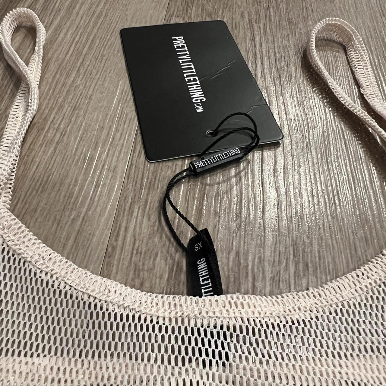 Mesh net swim coverup with tags - Depop