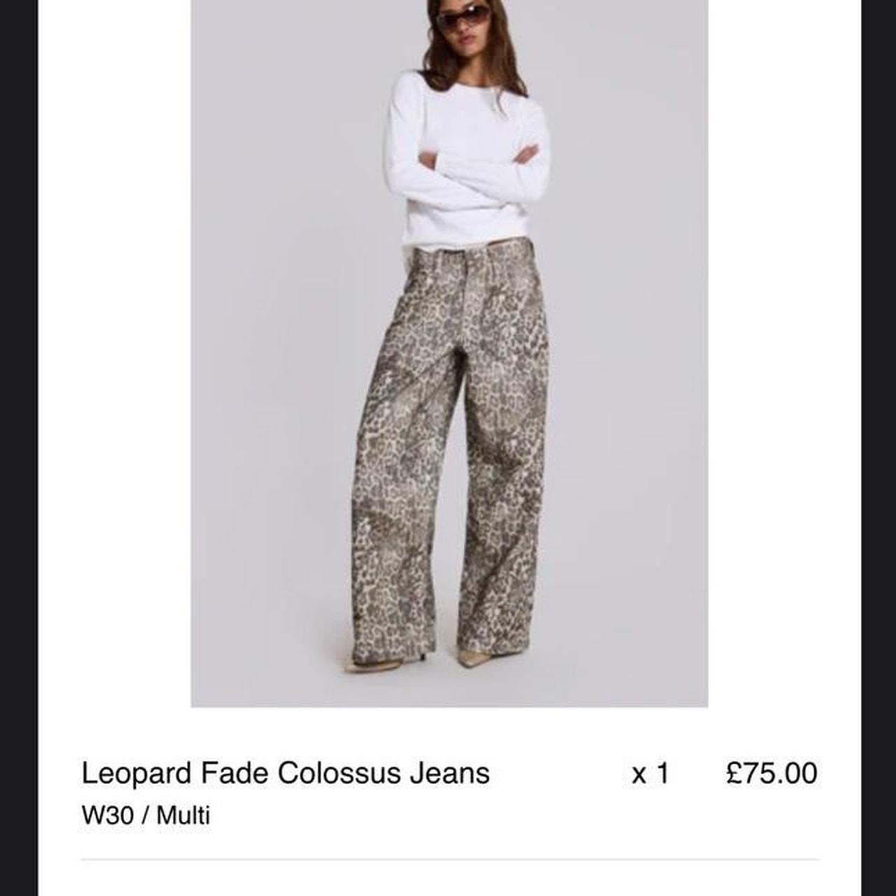 Jaded london Leopard Fade Colossus Jeans Brand new... | Depop