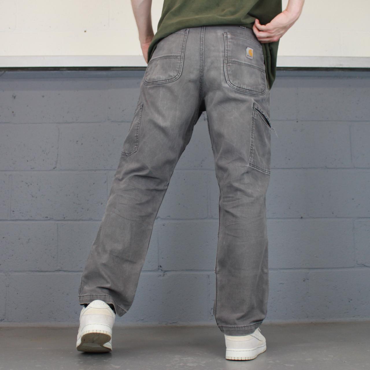 Carhartt double knee carpenter jeans Multi pocket... - Depop