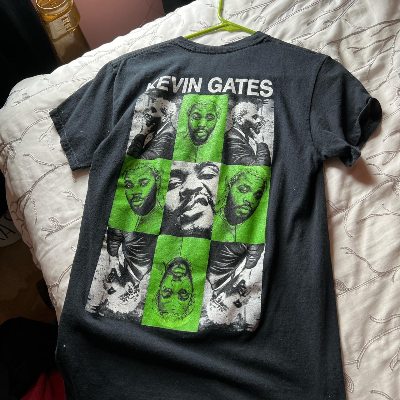 Kevin gates rapper graphic tee shirt No rips stains... - Depop