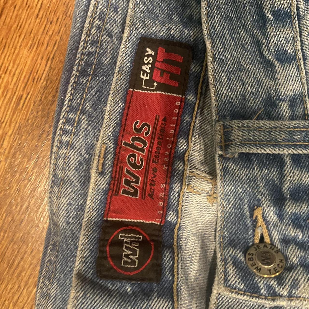 Crazy jnco style baggy WEBS wide leg carpenter... - Depop