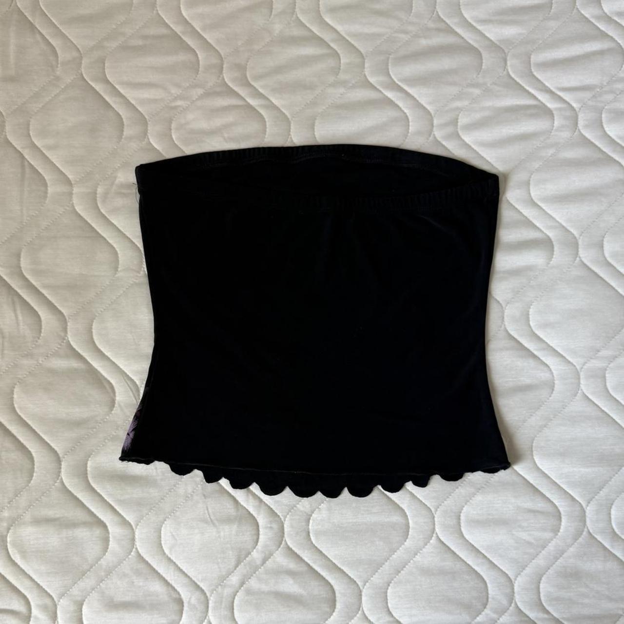 Gorgeous vintage beaded butterfly tube top Women’s... | Depop