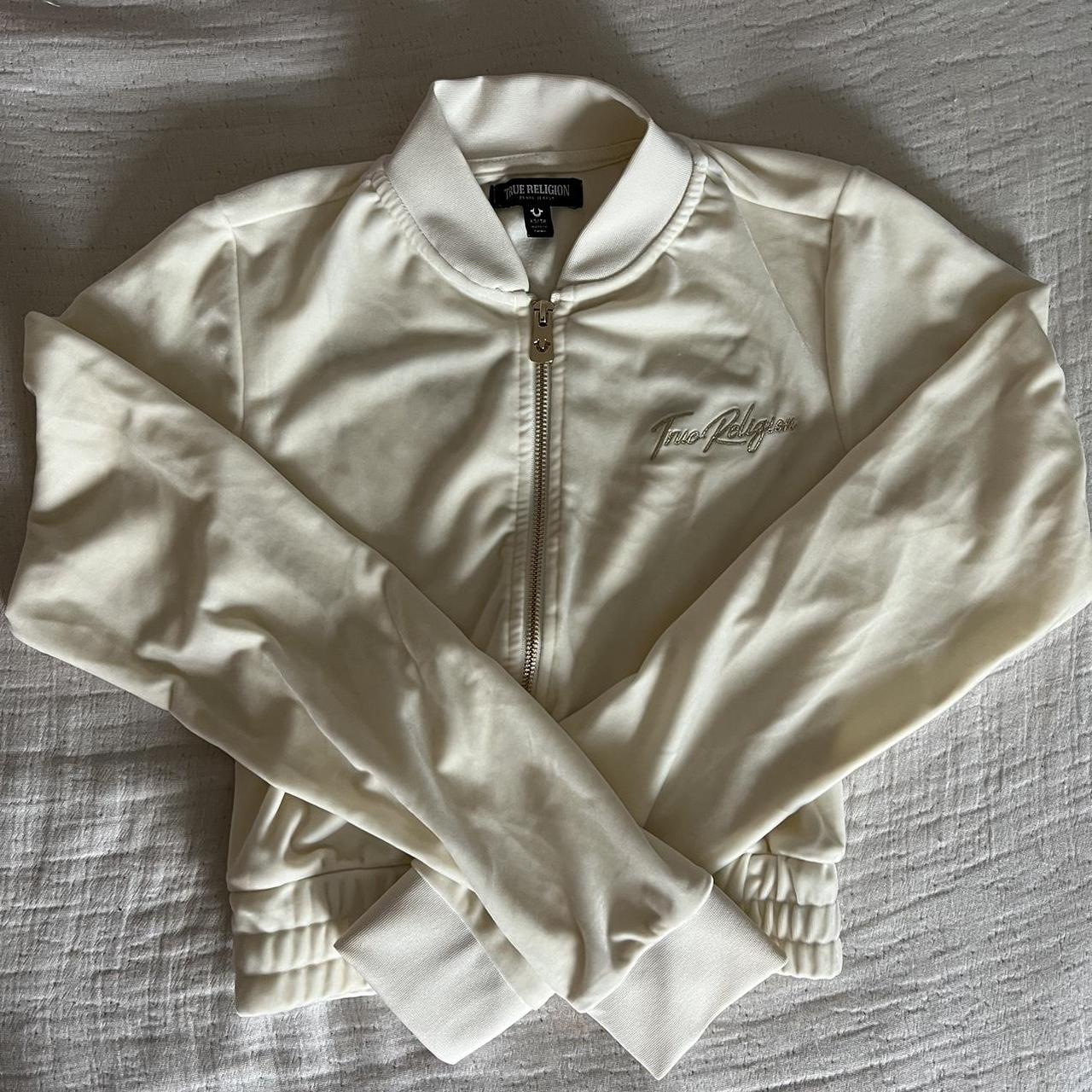 True Religion cream velour Super soft velour... - Depop