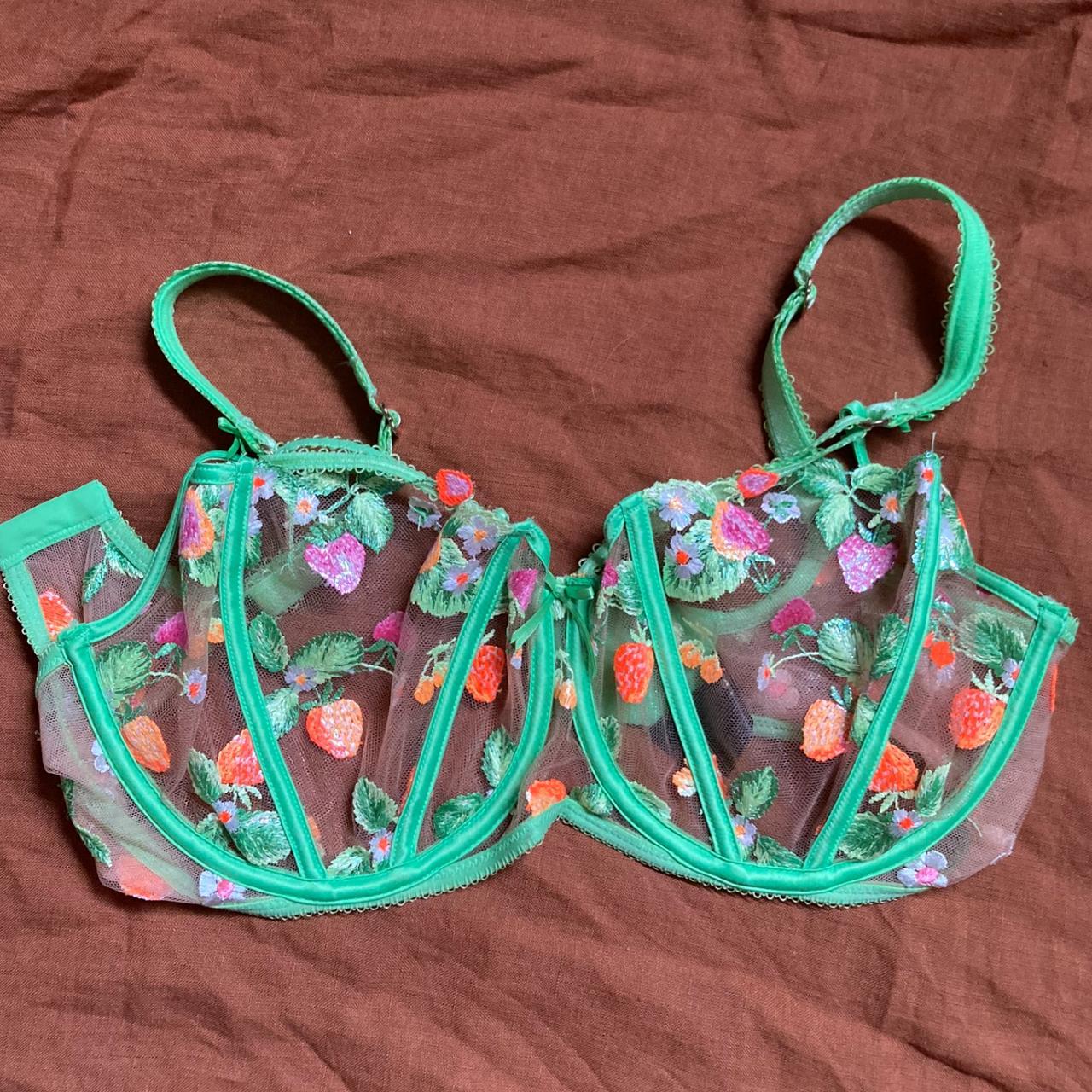 Honey Birdette Lottie Bra 34G (also fits 34F) worn... | Depop