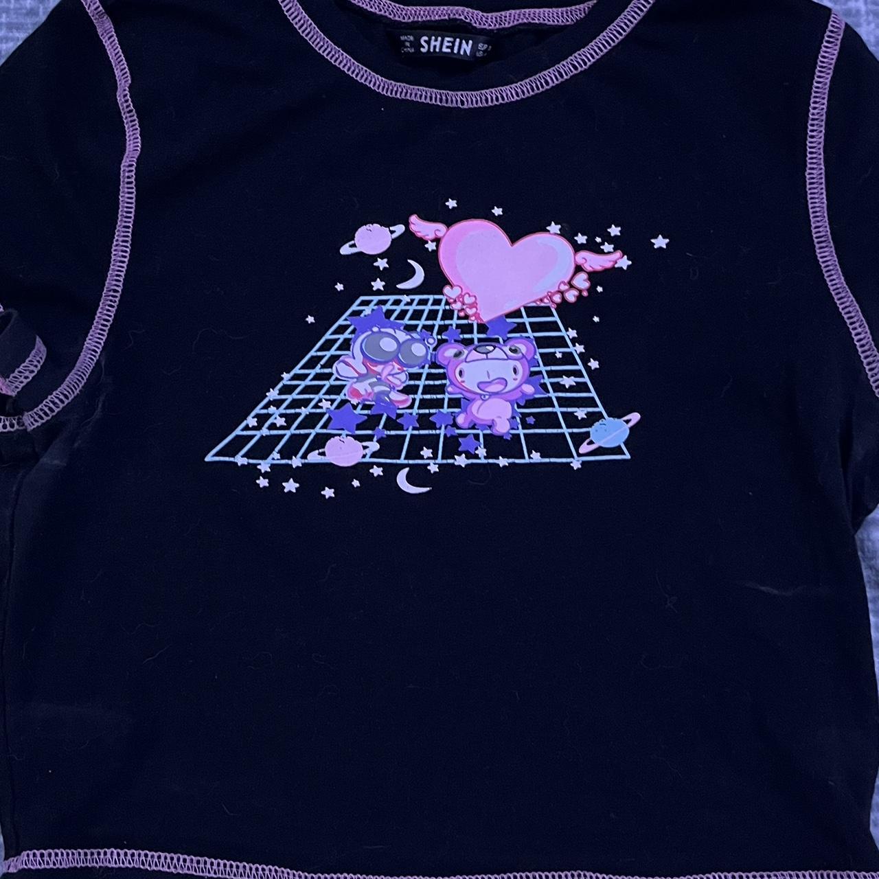 Cute Graphic Crop Top Worn Quite A Bit Has Some Depop