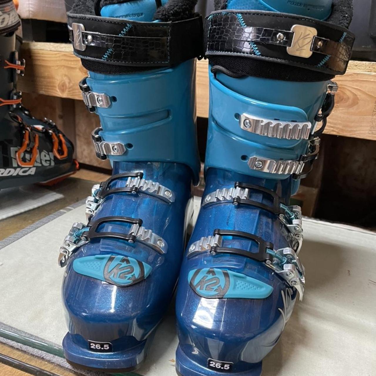 K2 Spyre 110 LV Ski boots Blue / black 2017 size... - Depop