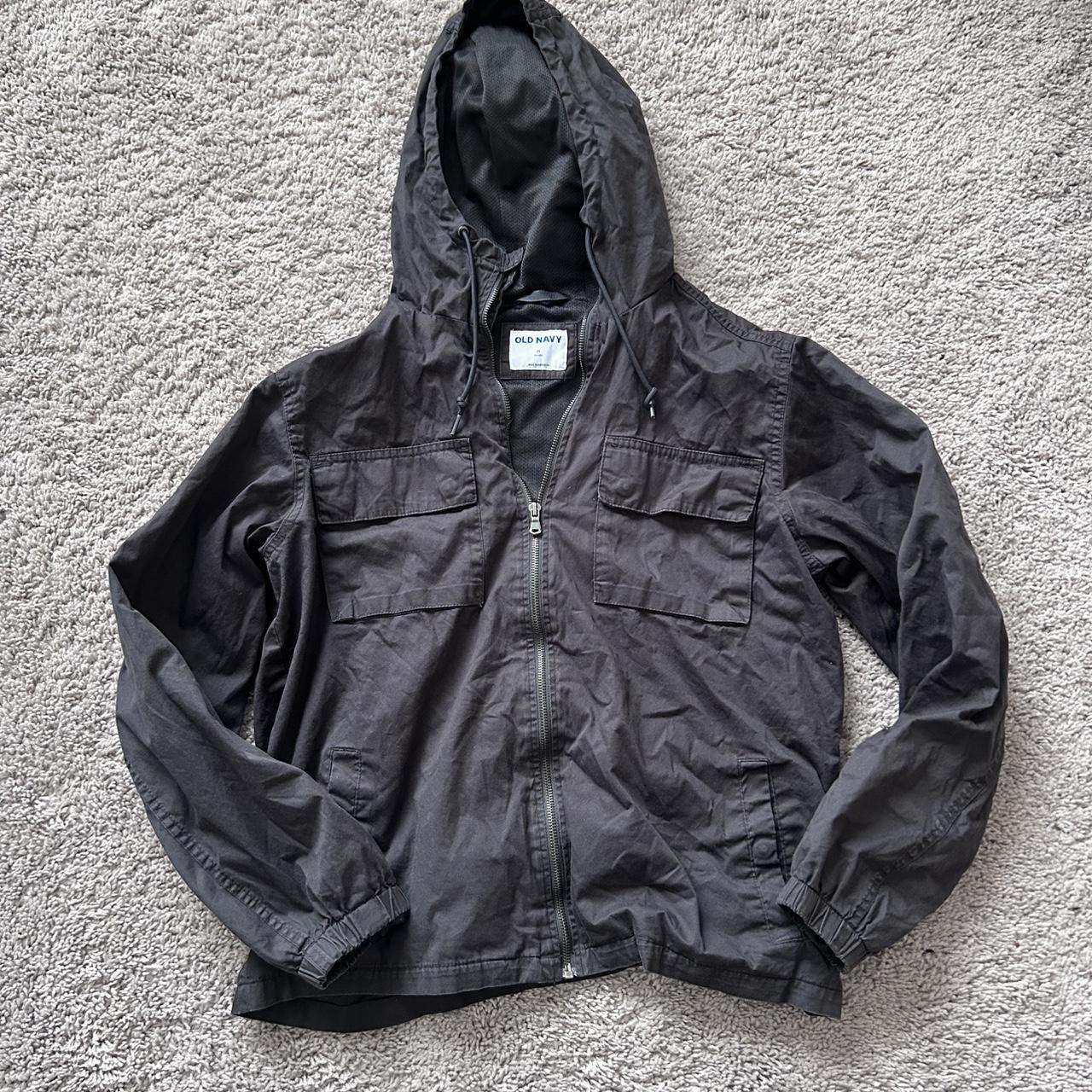 Old Navy Brand windbreaker style jacket, heavier... | Depop