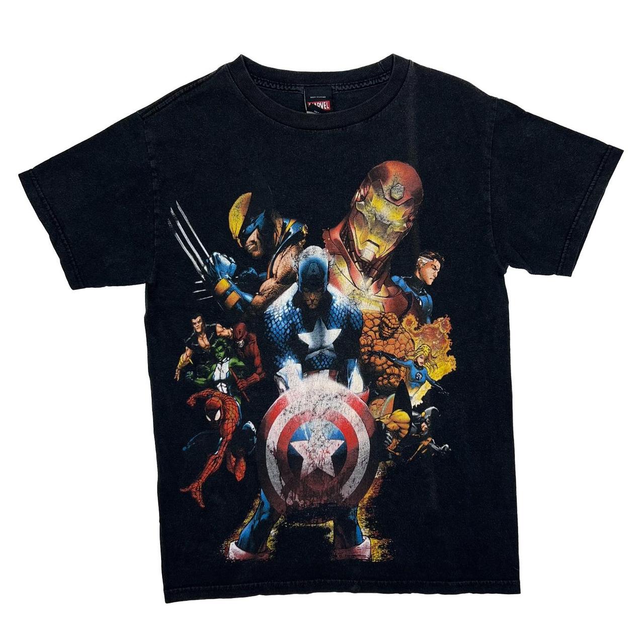 Marvel Men's Black T-shirt | Depop