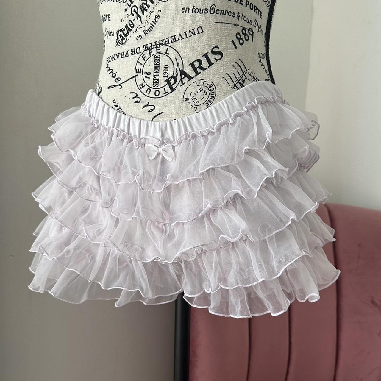 Japan imported Gelato Pique lilac frilly tulle... - Depop