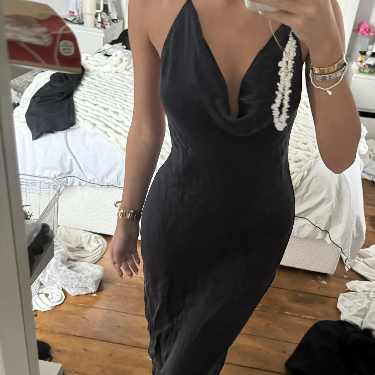 Rat & Boa Santi Backless Navy Maxi Dress XXS Worn... - Depop