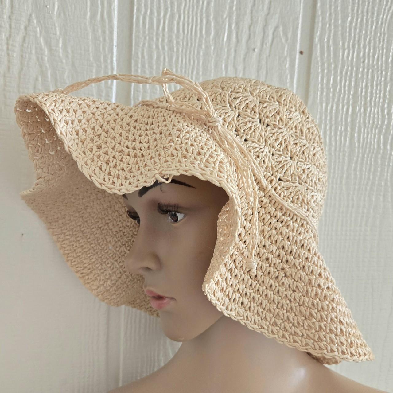 Boho Western Floppy Straw Hat No Wear No Flaws - Depop