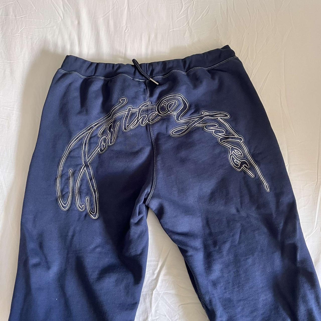 Only JUMPER JOGGERS ARE SOLD Navy Track Mafia... - Depop