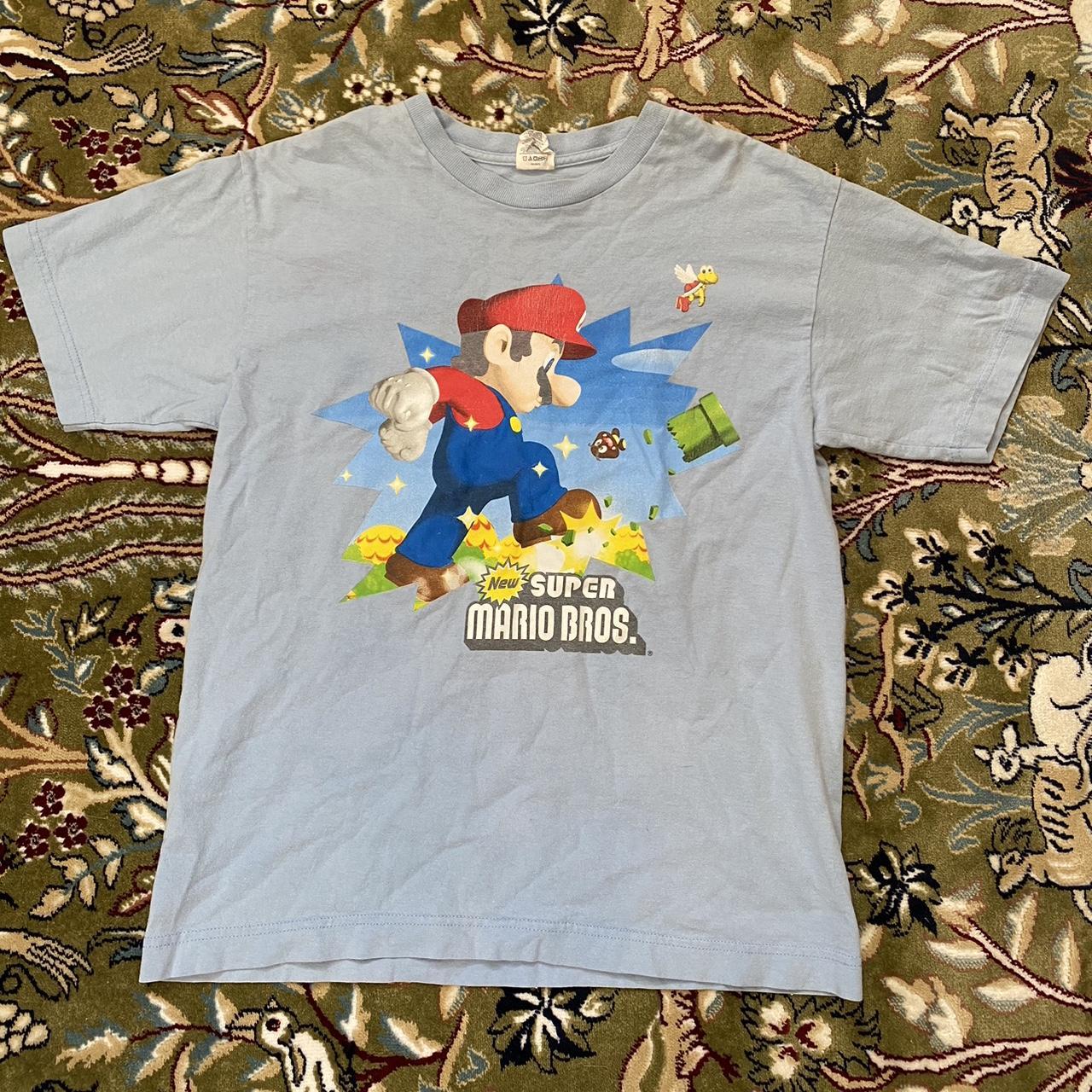 Y2K Super Mario Bros Tee Boys XL but fits Men’s Small - Depop