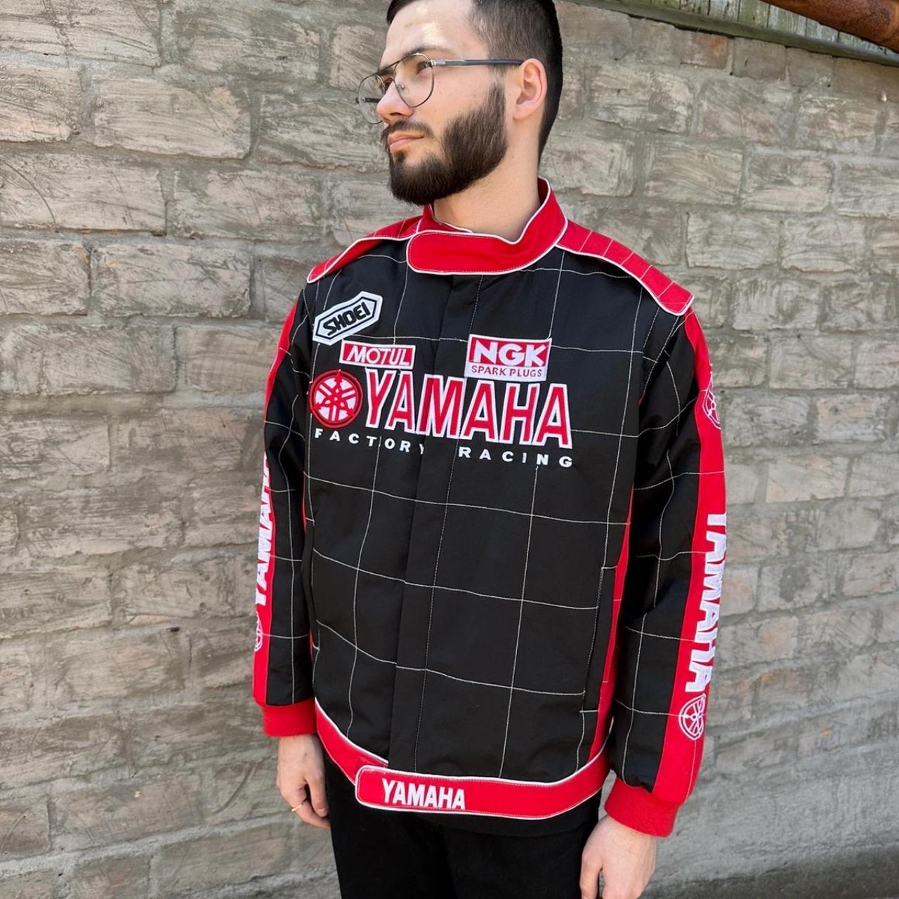 Vintage 90s F1 Yamaha Factory Racing Jacket Total... - Depop