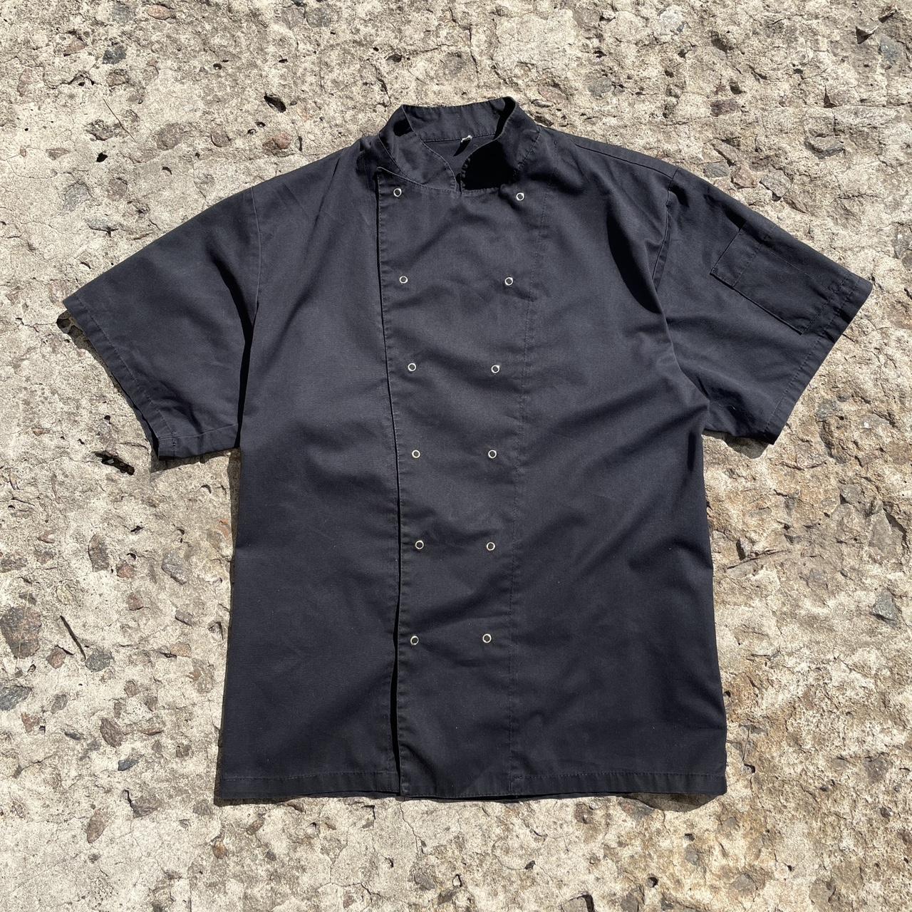 Vintage 80s Chef’s Uniform Work Shirt Total... - Depop