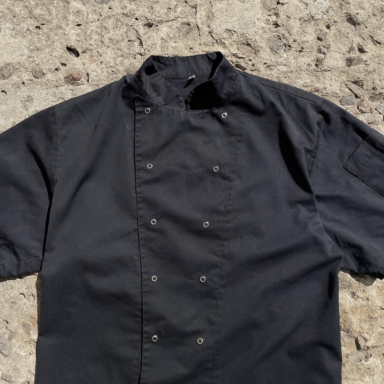 Vintage 80s Chef’s Uniform Work Shirt Total... - Depop