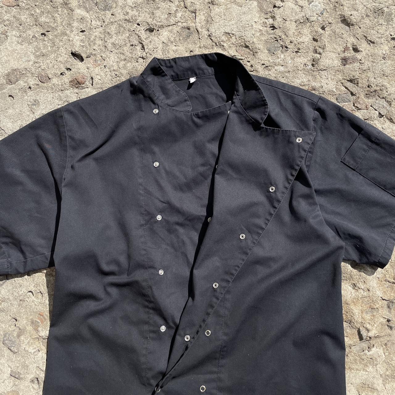 Vintage 80s Chef’s Uniform Work Shirt Total... - Depop