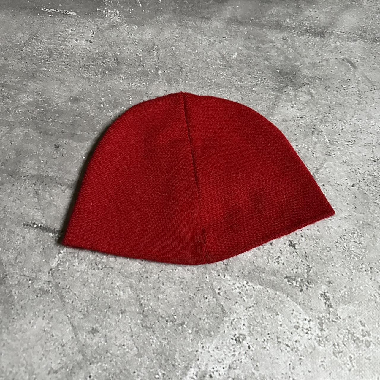 Vintage Y2K Oakley Red Beanie Hat Total condition -... - Depop