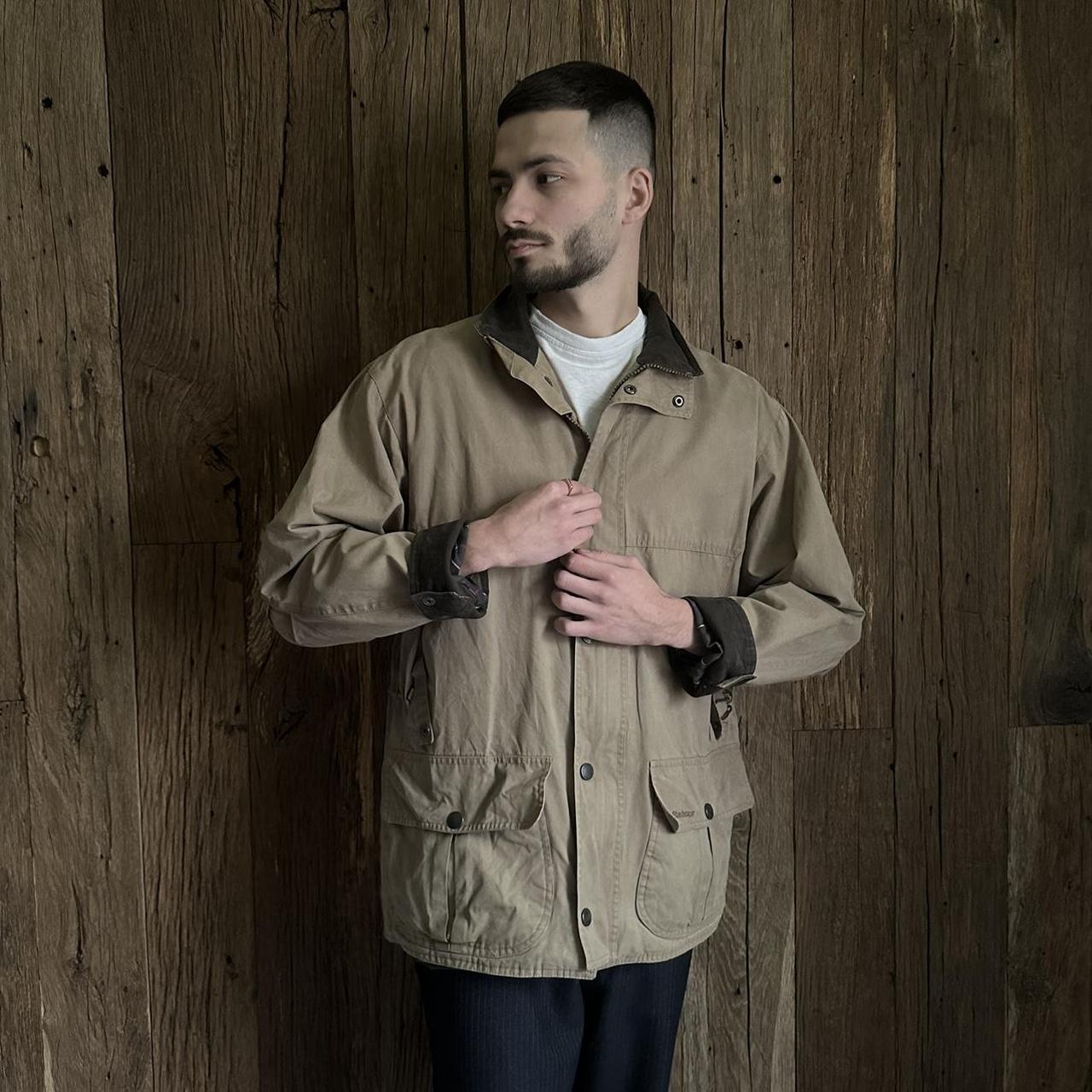 Barbour A24 Duracotton Trapper Hunting Jacket Total... - Depop