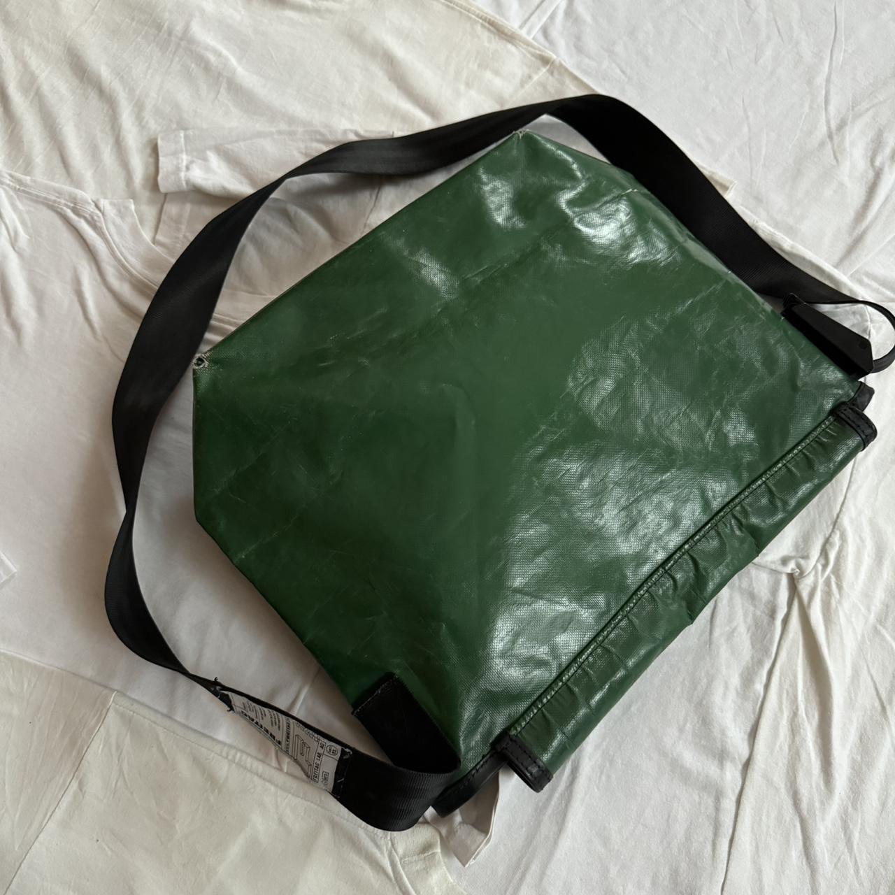 Freitag F12 Recycled Messenger Green Bag Total... - Depop