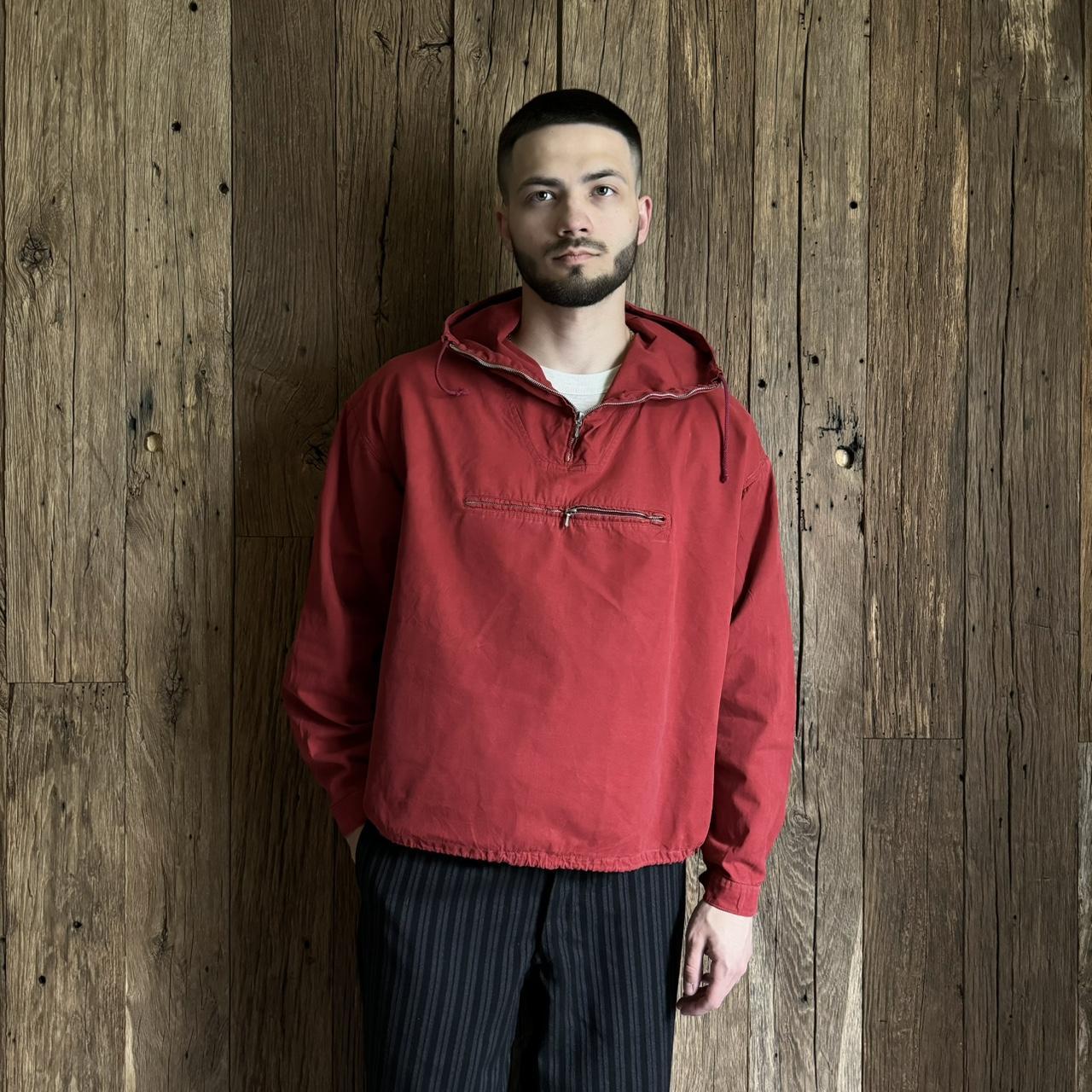 1950s Swiss ‘Cuonz’ Zurich RIRI Zipper Fisherman Red... - Depop