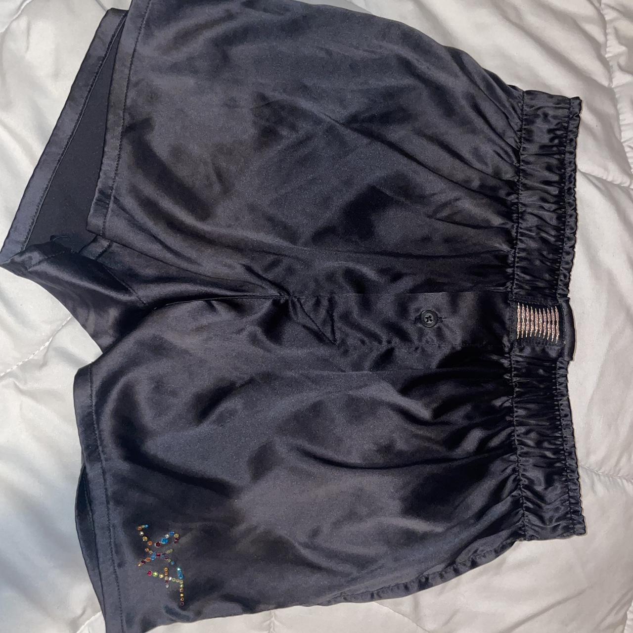 Savage X Fenty silky black men’s boxers with... - Depop