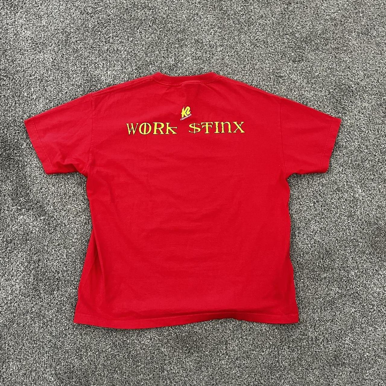 Vintage Red K2 Tee Men’s Size Large made in... | Depop