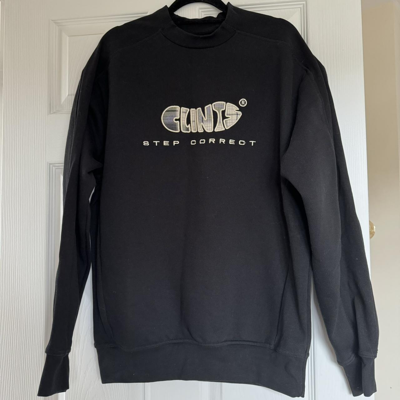 🖤 CLINTS - Clints black sweatshirt with embroidered... - Depop