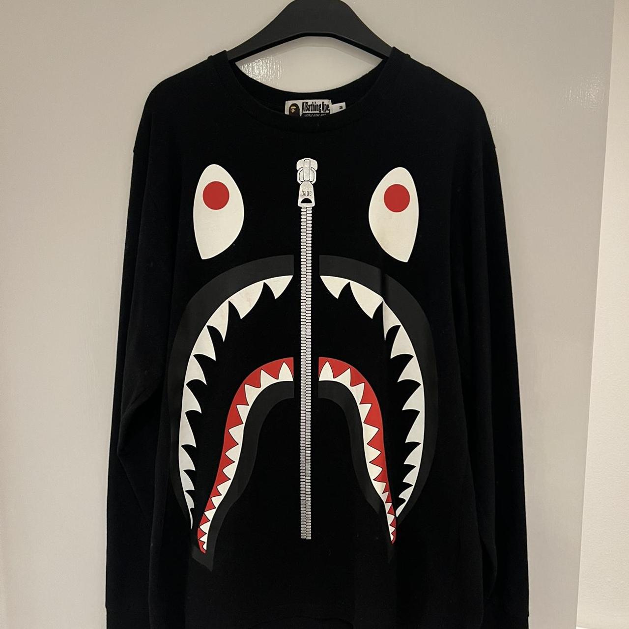 A Bathing Ape black long sleeve top Size medium Worn... - Depop