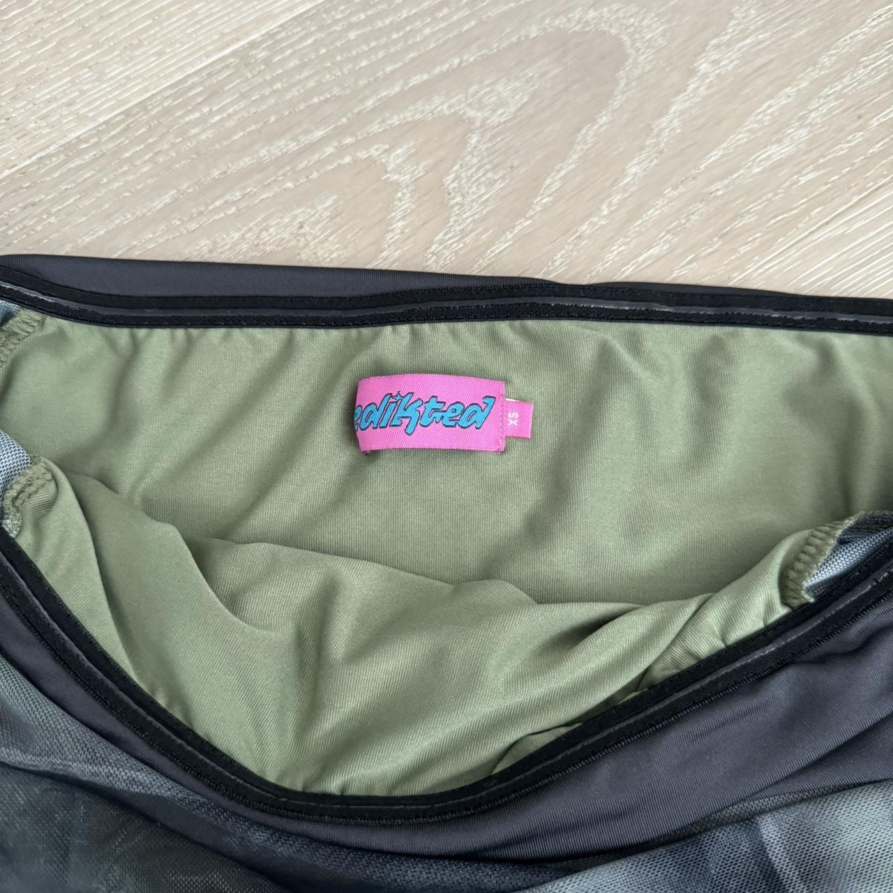 edikted fold over off shoulder mesh top! the fold... | Depop